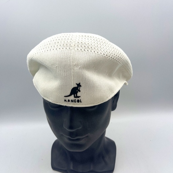 Kangol | Accessories | White Knit Kangol Size Large Design | Poshmark